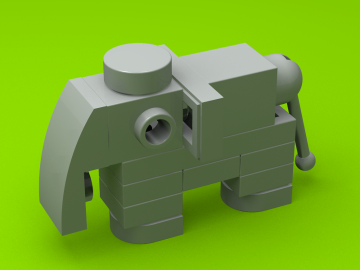 Tiny Elephant from BrickLink Studio [BrickLink]