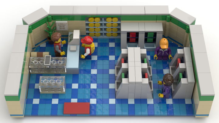 Poke Mart (FireRed/LeafGreen layout) from BrickLink Studio [BrickLink]