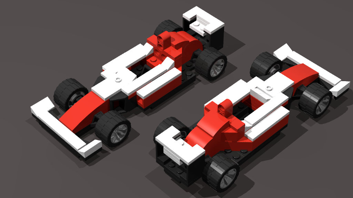 Formula 1 inspired car from BrickLink Studio [BrickLink]