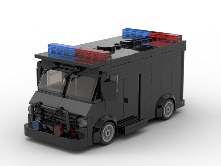 SWAT VAN from BrickLink Studio [BrickLink]