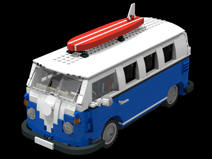 VW Bus V2 from BrickLink Studio [BrickLink]