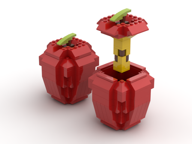 3300000 - The Brick Apple from BrickLink Studio [BrickLink]