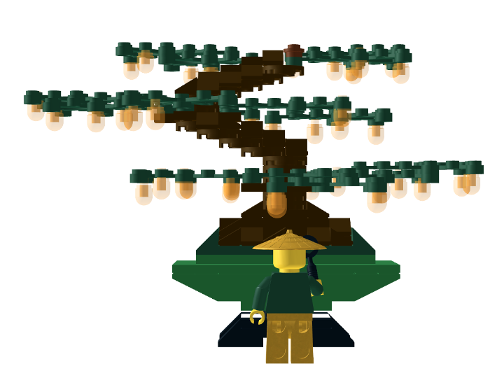 Small Bonsai Tree #17 from BrickLink Studio [BrickLink]