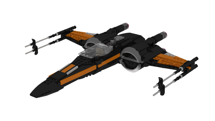 T-70 X-WING from BrickLink Studio [BrickLink]