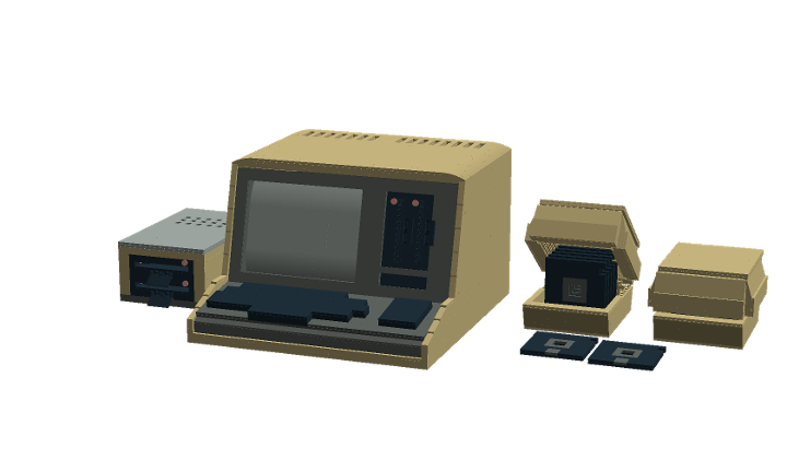 Heathkit Zenith H-89 Computer with Dual 5-1/4" Disk Drives from ...