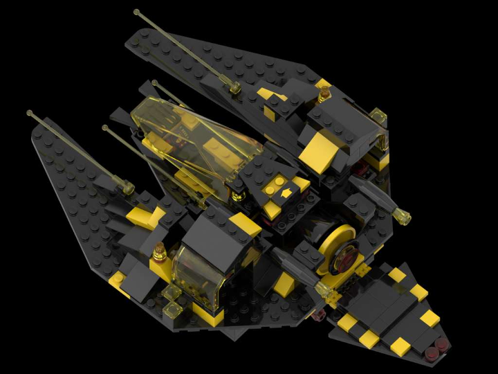 1789 Star hawk II blacktron full assemblyy_0001 from BrickLink Studio ...