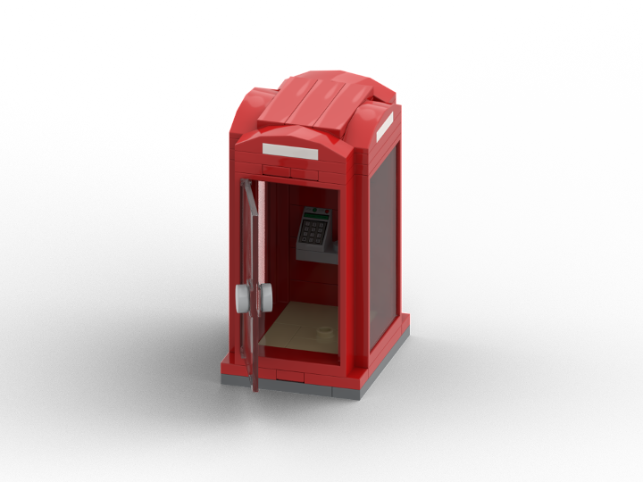 phone box from BrickLink Studio [BrickLink]