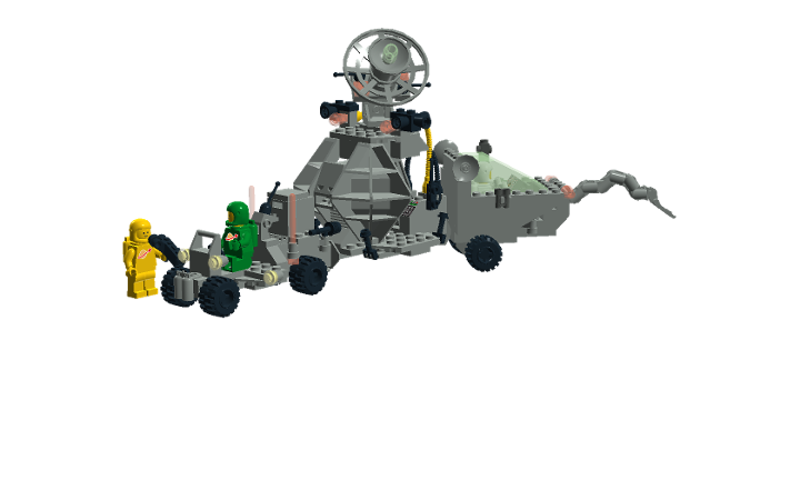 Classic Space Mobile Science Station from BrickLink Studio [BrickLink]