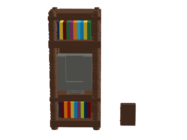 Bookshelf from BrickLink Studio [BrickLink]