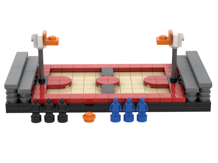 Basketball Court from BrickLink Studio [BrickLink]