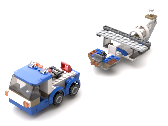 Lorry launcher from BrickLink Studio [BrickLink]