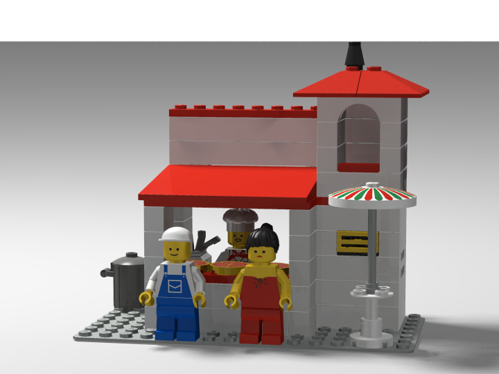 10036-1 Pizza-To-Go from BrickLink Studio [BrickLink]