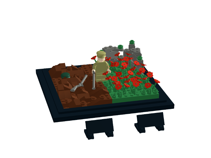 WWI Memorial from BrickLink Studio [BrickLink]