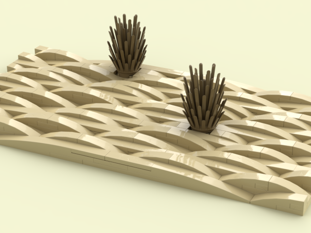 Landscape Technique - Desert from BrickLink Studio [BrickLink]