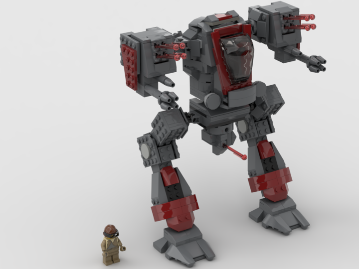StarCraft 2 Goliath from BrickLink Studio [BrickLink]