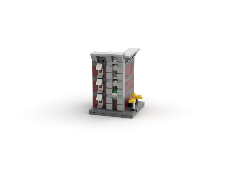 mini modular Rowhouse from BrickLink Studio [BrickLink]