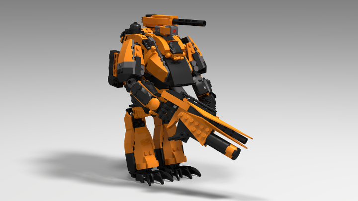 Grizzly Mech WIP from BrickLink Studio [BrickLink]