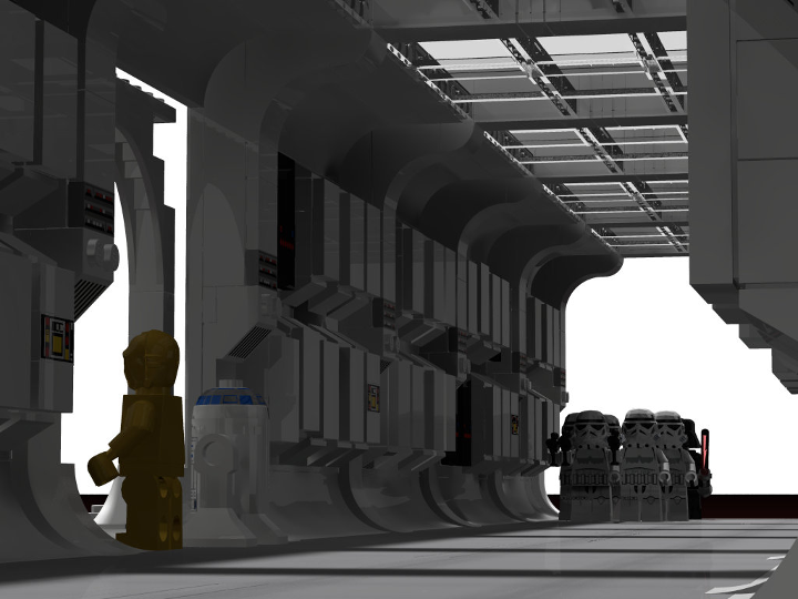main corridor from BrickLink Studio [BrickLink]