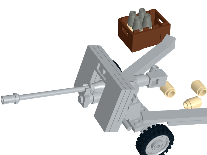 German Pak 36 from BrickLink Studio [BrickLink]