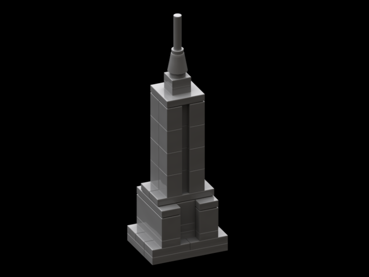 Empire State Building from BrickLink Studio [BrickLink]