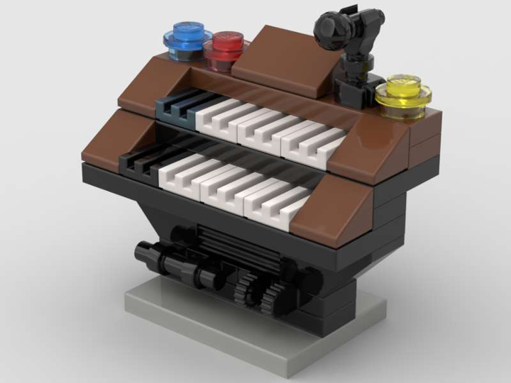 Hammond Organ from BrickLink Studio [BrickLink]
