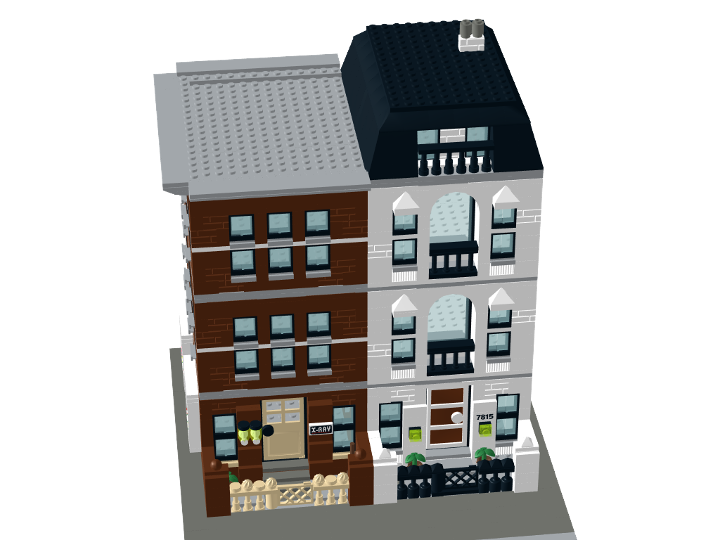 Adjoining Terraces from BrickLink Studio [BrickLink]