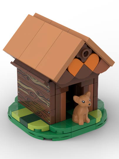 Dog Kennel from BrickLink Studio [BrickLink]