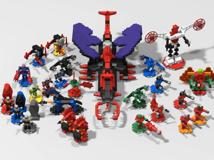 A Micronauts collection 1978 from BrickLink Studio [BrickLink]