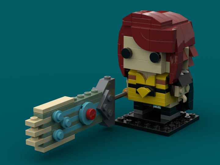 Brickheadz Red and Transistor from BrickLink Studio [BrickLink]