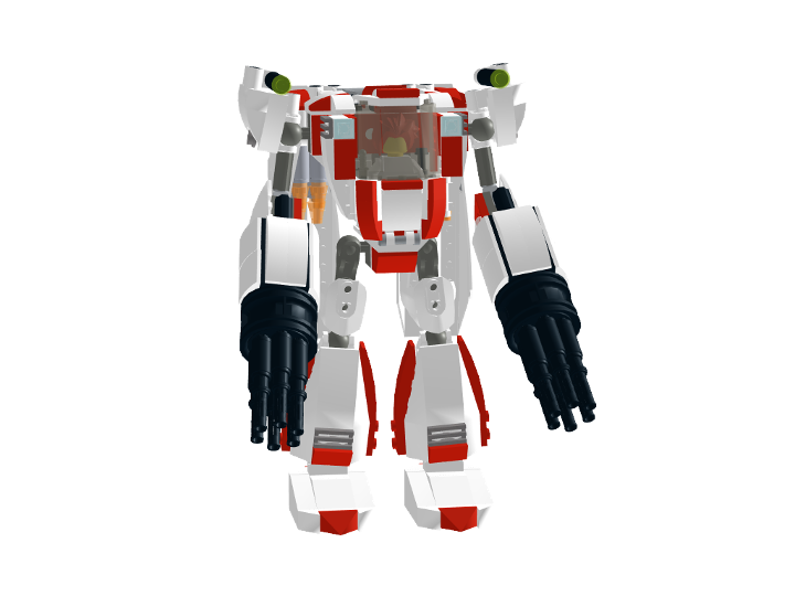 Ha-Ya-To's Mech(White Lightning) from BrickLink Studio [BrickLink]