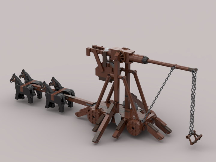 Micro Lego Trebuchet