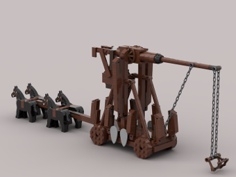 Micro Lego Trebuchet