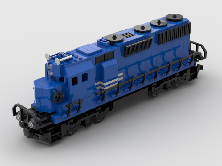 Conrail GP40 from BrickLink Studio [BrickLink]