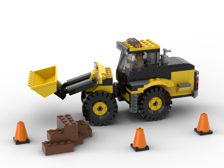 Front Loader from BrickLink Studio [BrickLink]