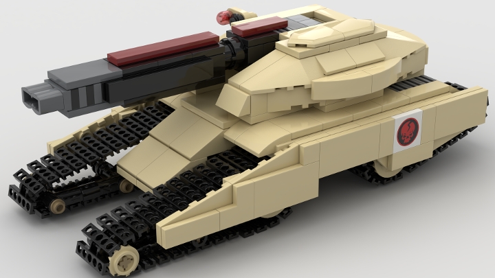 GDI Predator Tank from BrickLink Studio [BrickLink]