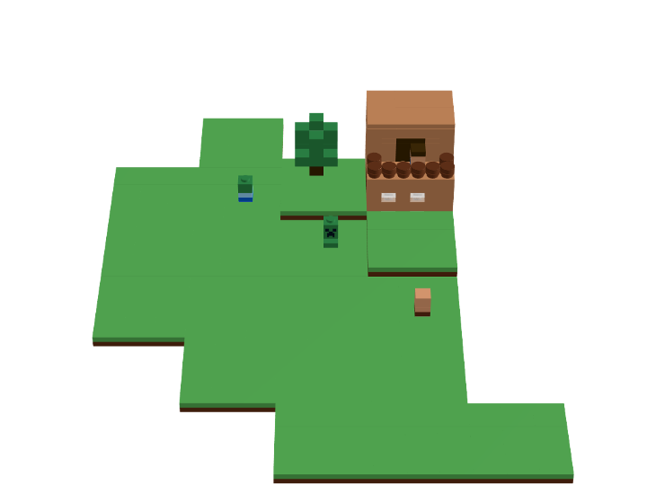 Minecraft from BrickLink Studio [BrickLink]