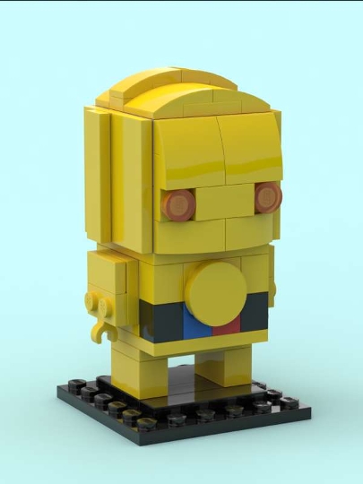 Star Wars C-3PO from BrickLink Studio [BrickLink]