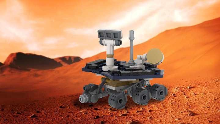 Opportunity Rover from BrickLink Studio [BrickLink]