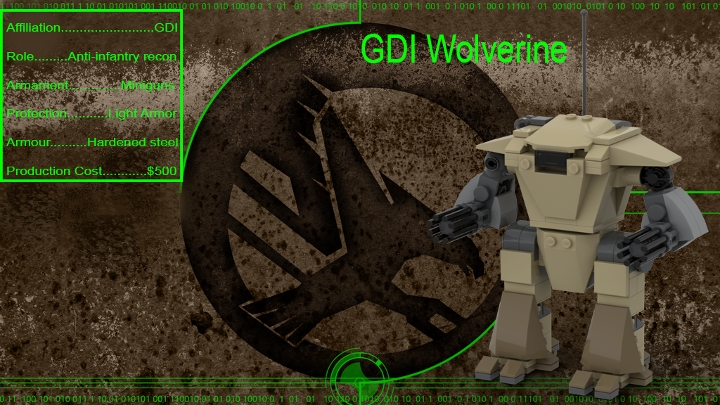 GDI Wolverine from BrickLink Studio [BrickLink]
