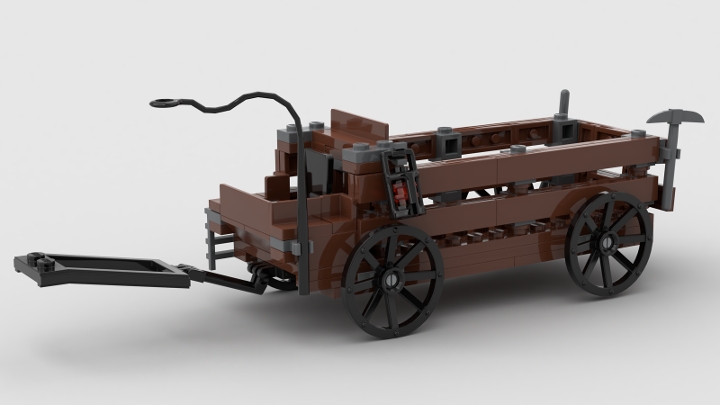Horse wagon from BrickLink Studio [BrickLink]