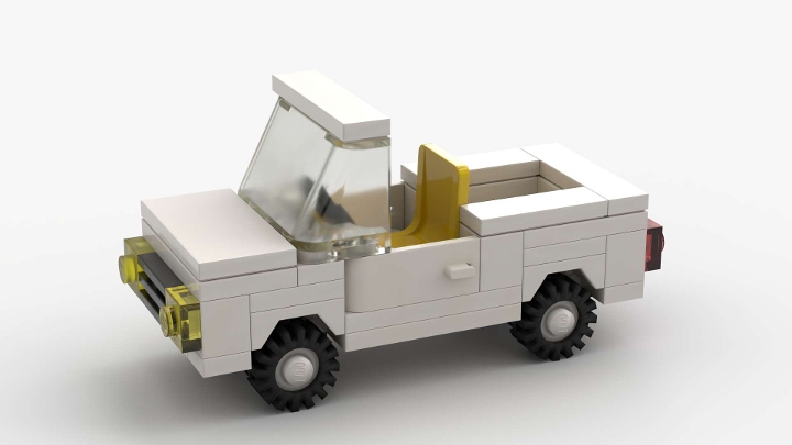 Simple Car - Classic Style -1- from BrickLink Studio [BrickLink]