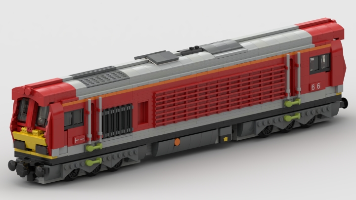 Class 66 Diesel from BrickLink Studio [BrickLink]