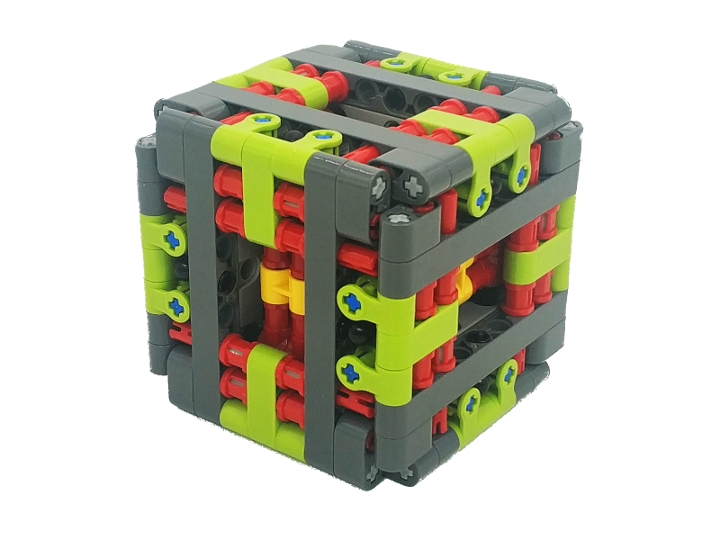 魔方锁（六面合成）rubik`s cube lock from BrickLink Studio [BrickLink]