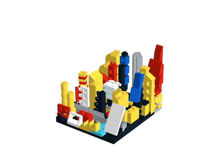 40290 Microscale City from BrickLink Studio [BrickLink]