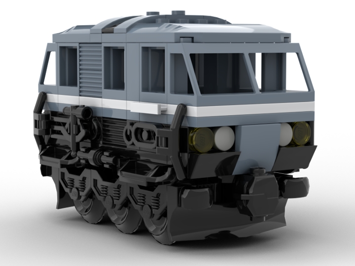 Small Blue Diesel Train from BrickLink Studio [BrickLink]