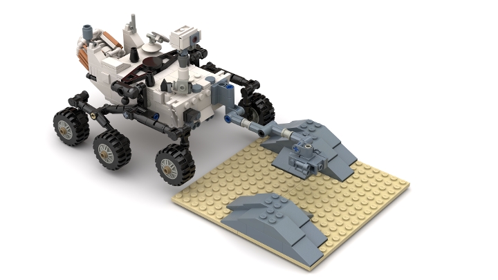 21104 - Rover Curiosity from BrickLink Studio [BrickLink]