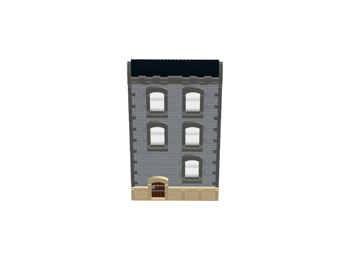 WW2 London Town House from BrickLink Studio [BrickLink]