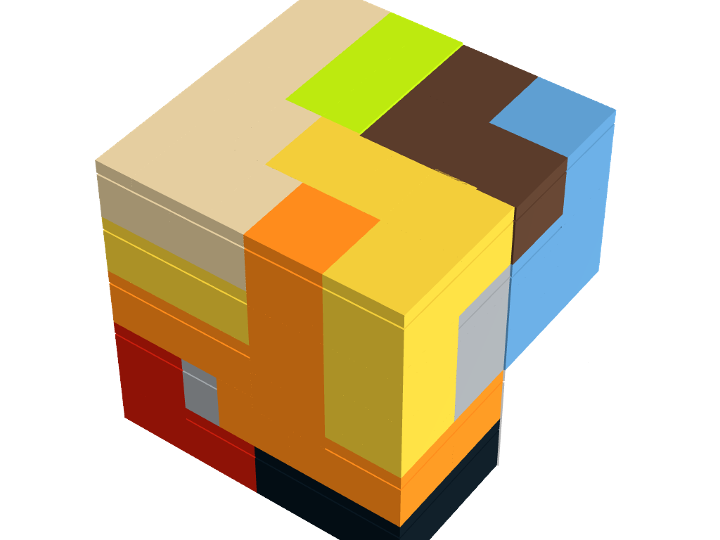 3D Puzzle Cube_Copy from BrickLink Studio [BrickLink]