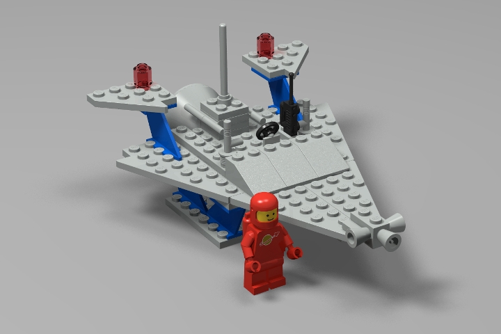 6000 Idea Book Small Space Ship (Type 2) from BrickLink Studio [BrickLink]