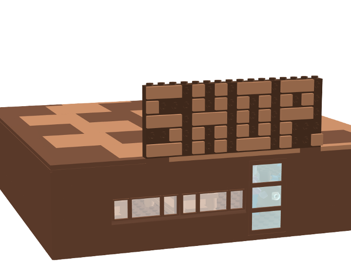 Wooden shop from BrickLink Studio [BrickLink]